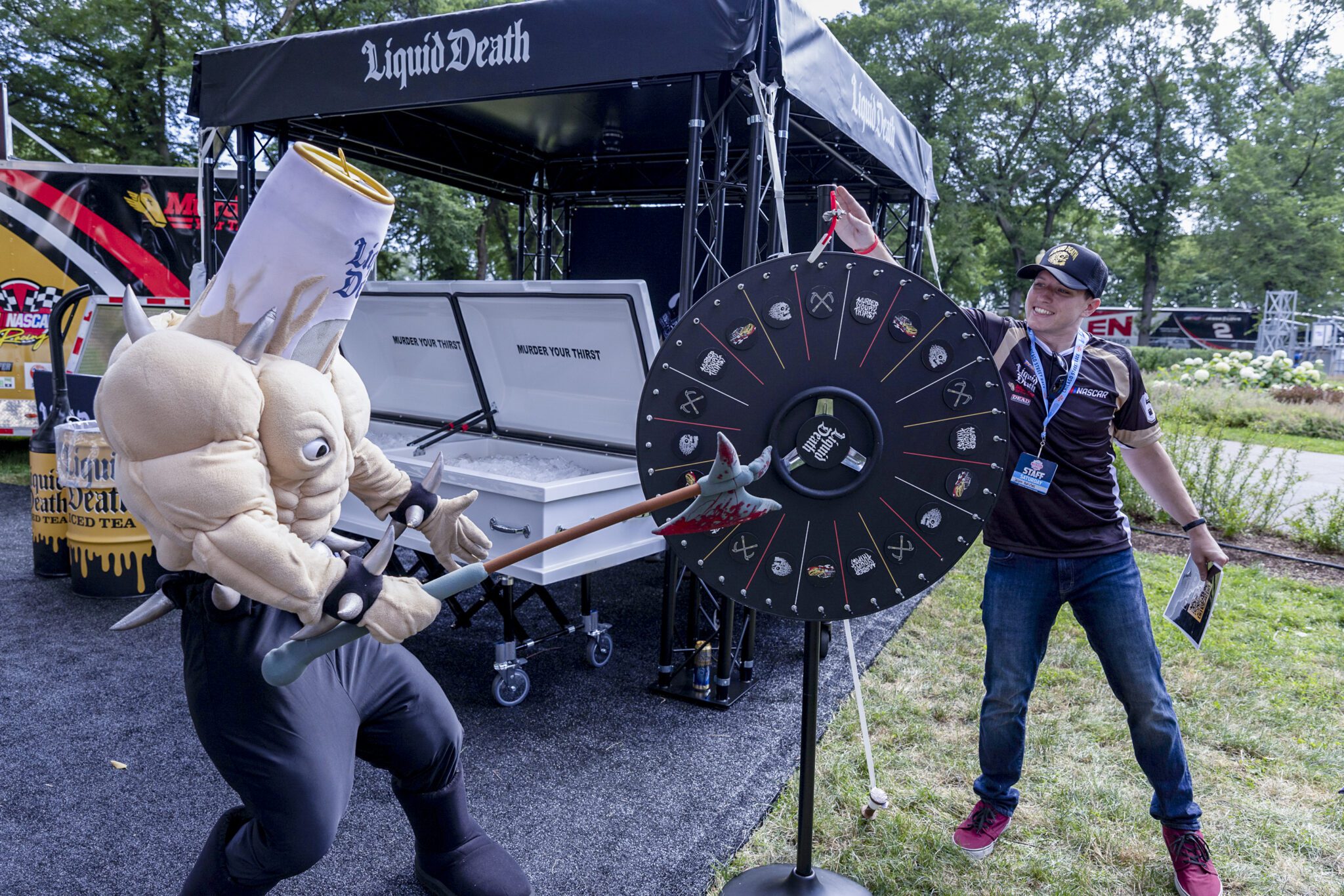 LIQUID DEATH X NASCAR - G7 Entertainment Marketing